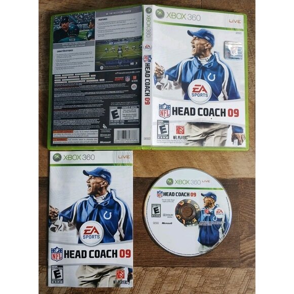 Video Games & Consoles | Nfl Head Coach 9 Microsoft Xbox 360 2008 ...